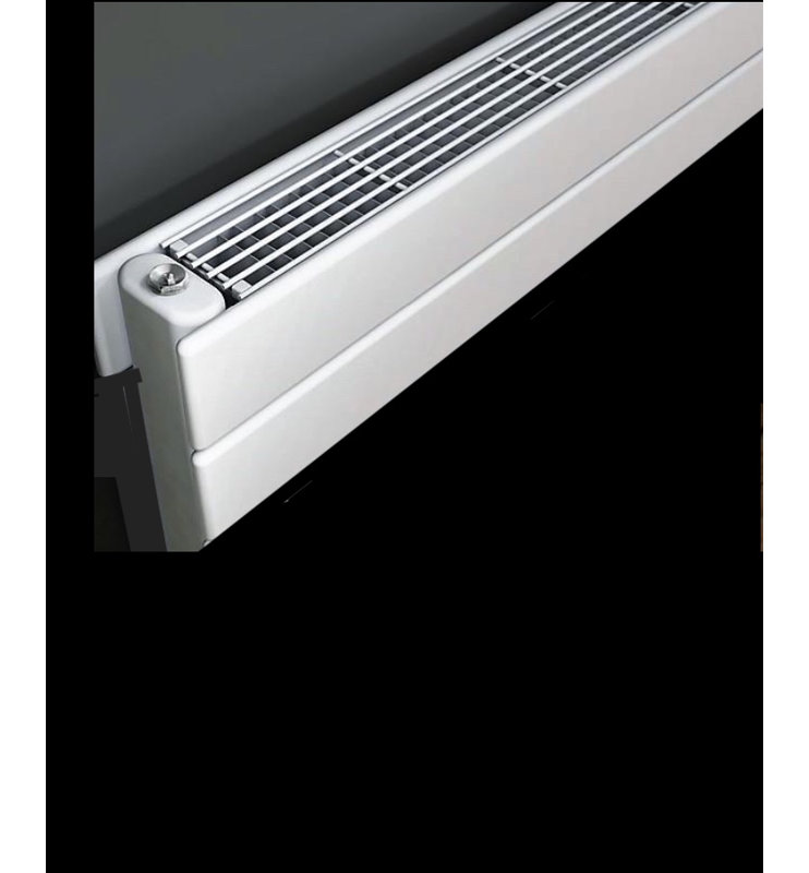 Modern Warmth Hot Water Baseboard Horizontal Flat Panel Radiators | Wayfair