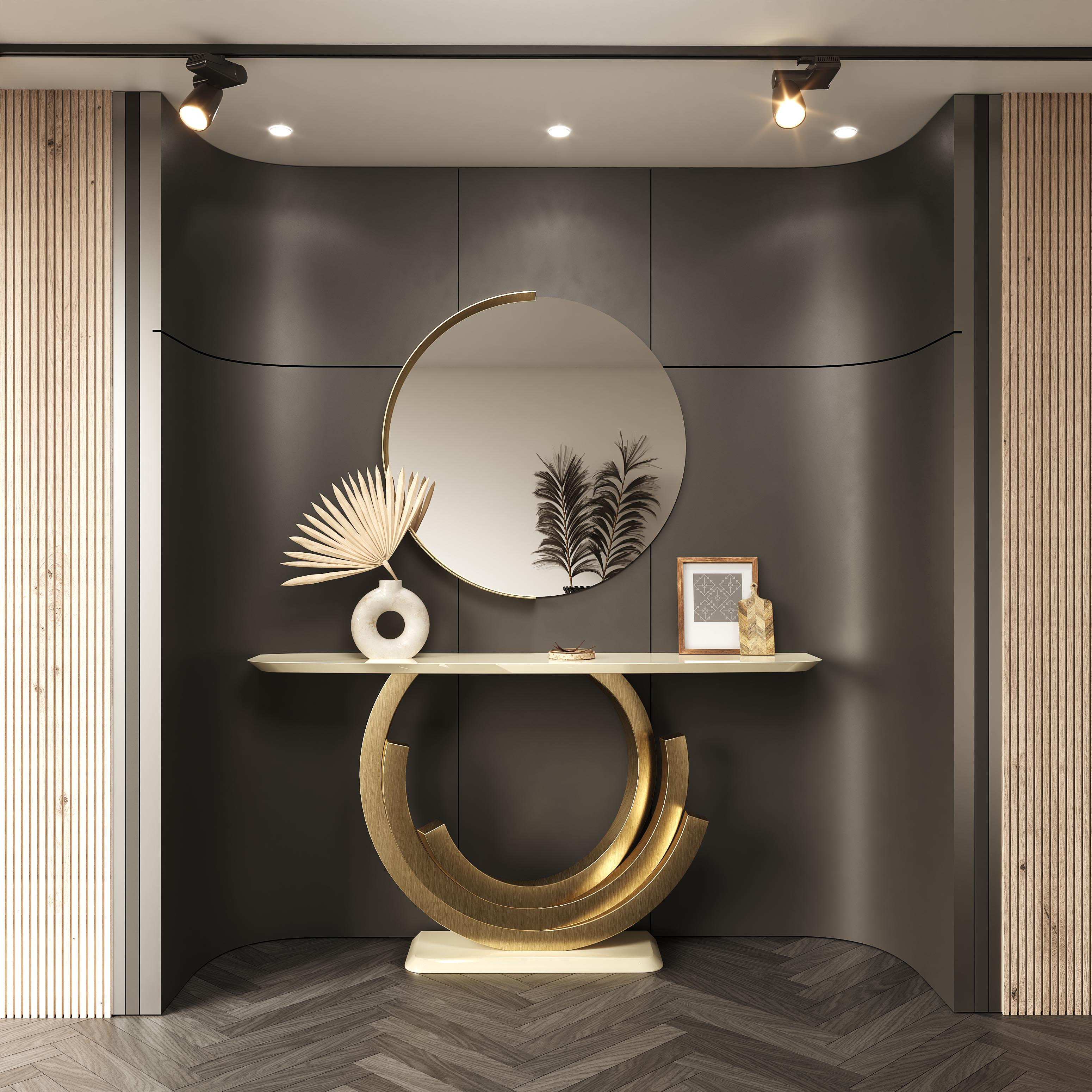 Hispania Home Imperium Console With Mirror R24-100 | Wayfair