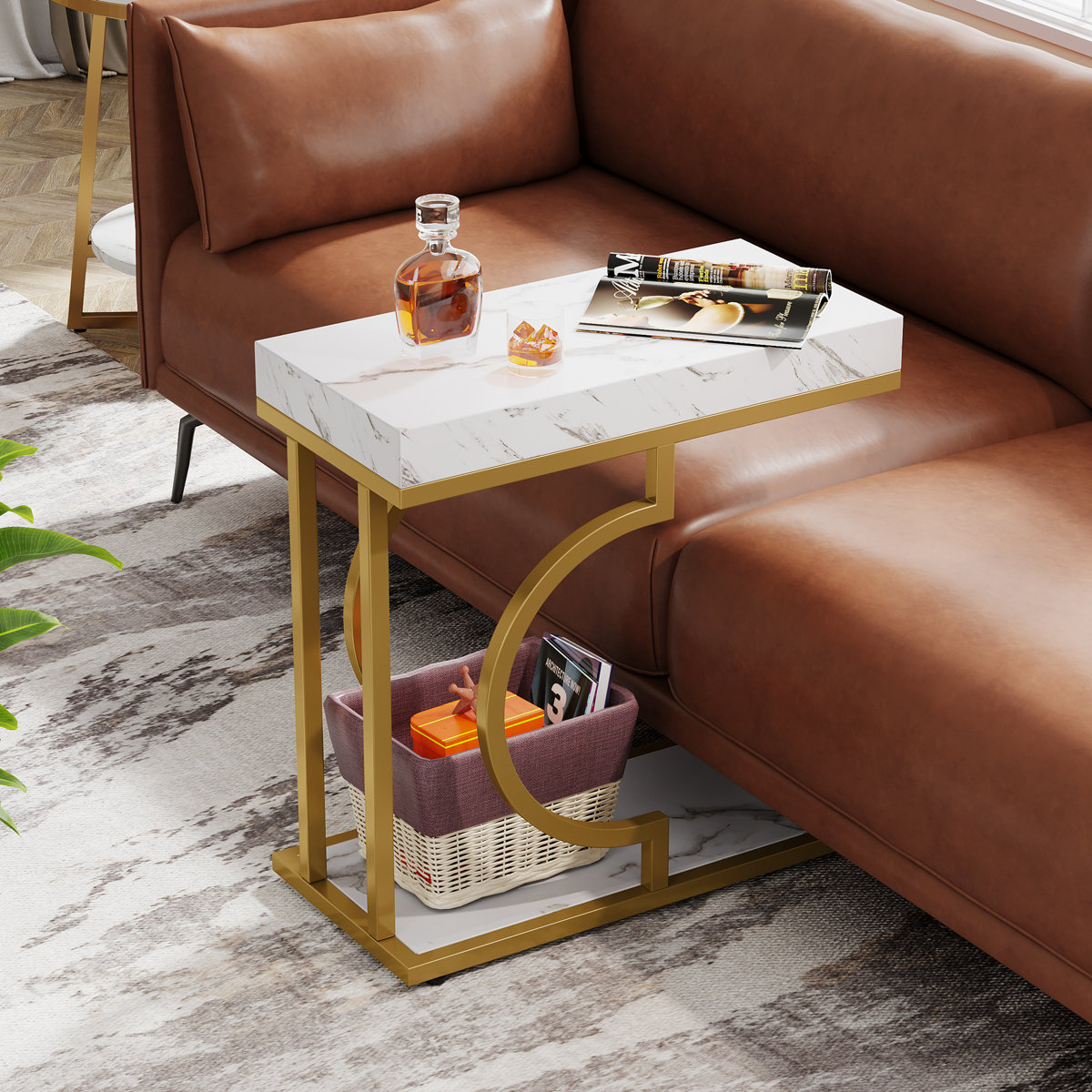 Mercer41 Talib Pedestal End Table Set & Reviews | Wayfair