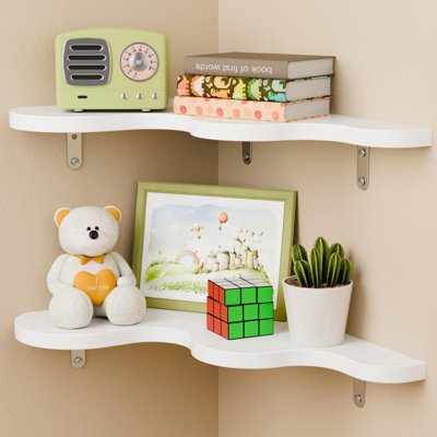 floating corner shelf bracket