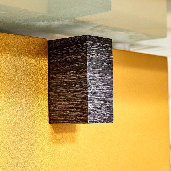 Mercer41 Modern Minimalist Tempered Glass With Sticker Desktop Coffee ...