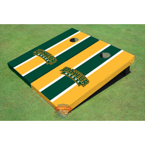All American Tailgate 2' x 4' NCAA Alternating Long Stripe Cornhole ...