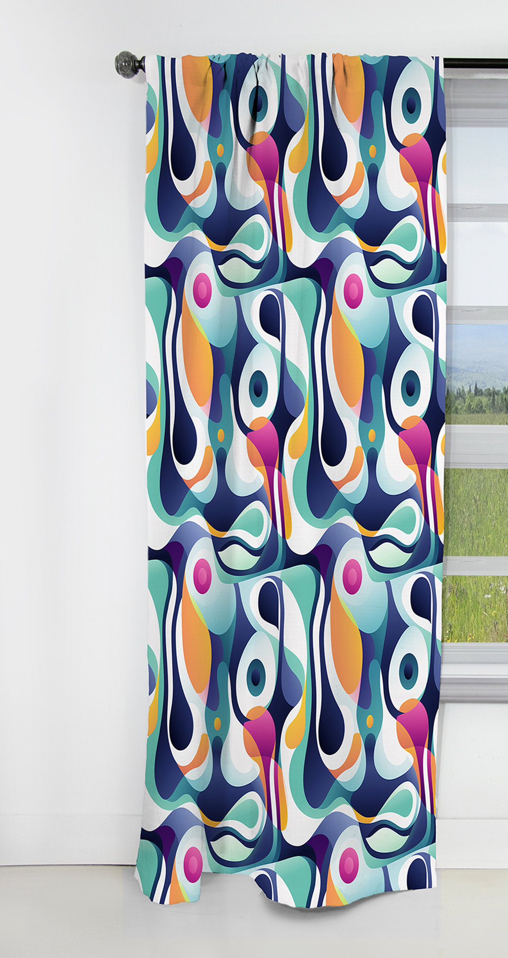 Design Art Colorful Popart Groovy Gradient Canvas III - Abstract ...