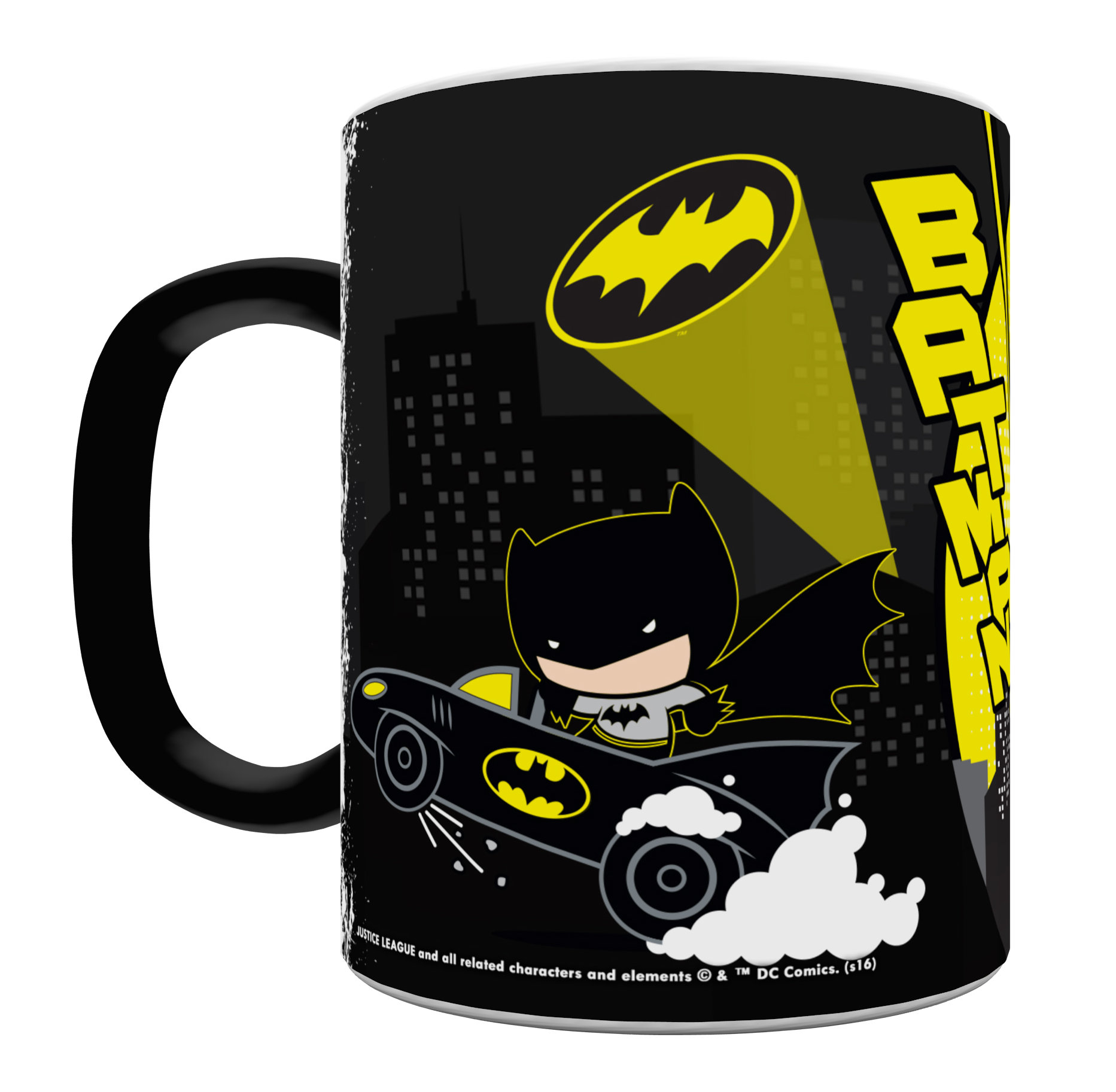 Morphing Mugs DC Comics Justice League Cartoon Batman Morphing Mugs ...