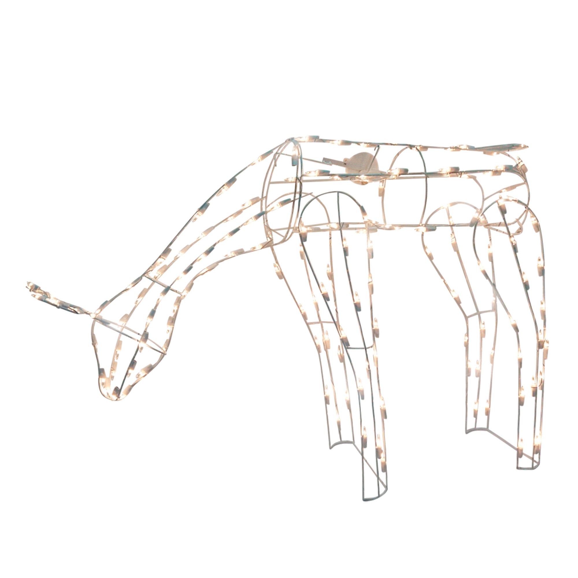 The Holiday Aisle® 48 In Lighted And Animated Feeding Doe Deer ...