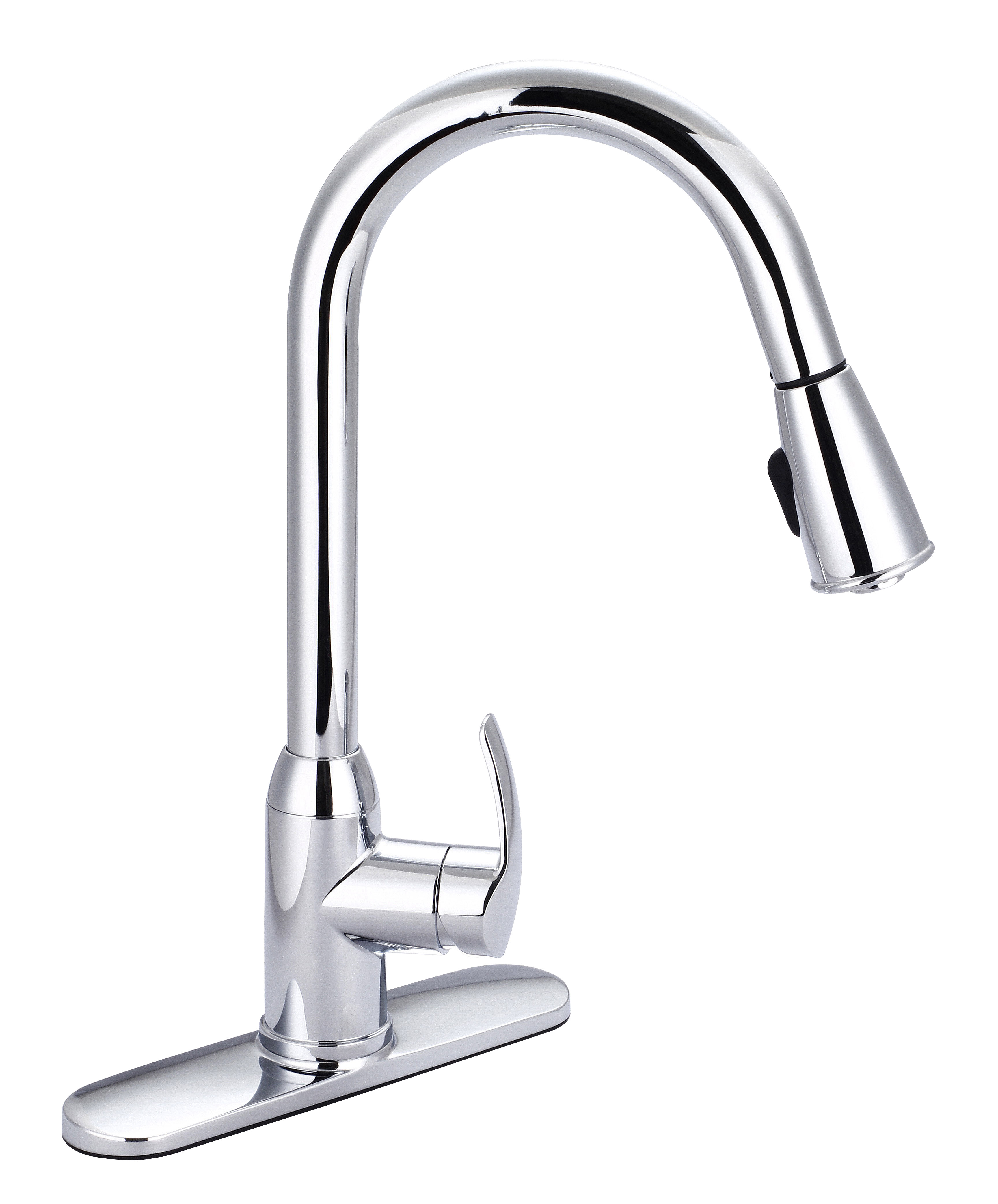 Banner Faucets Castille Pull Down Single Handle Kitchen Faucet ...