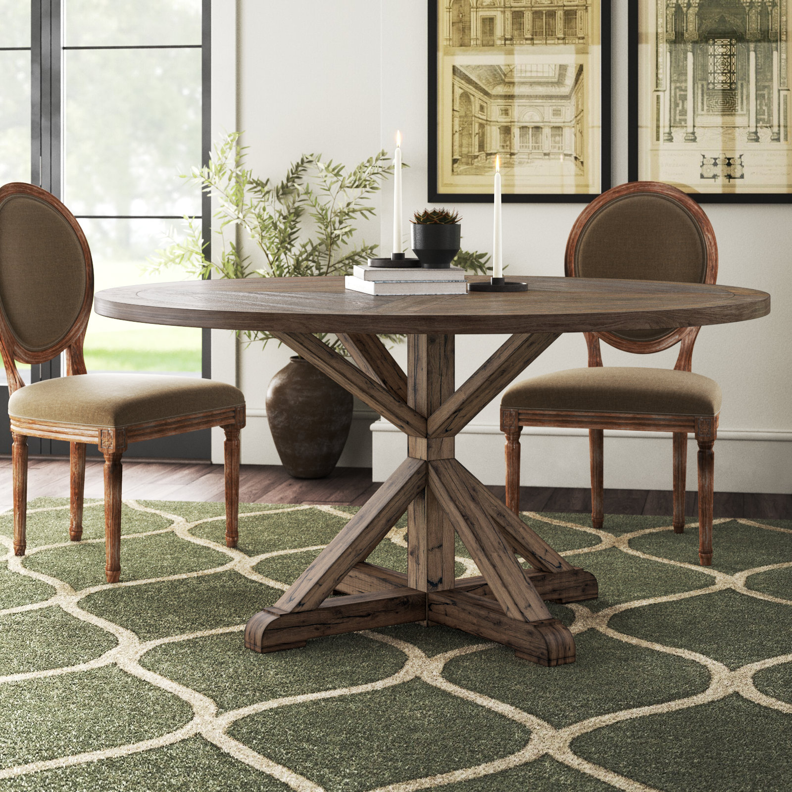 Greyleigh™ Ashbaugh Pedestal Dining Table & Reviews | Wayfair