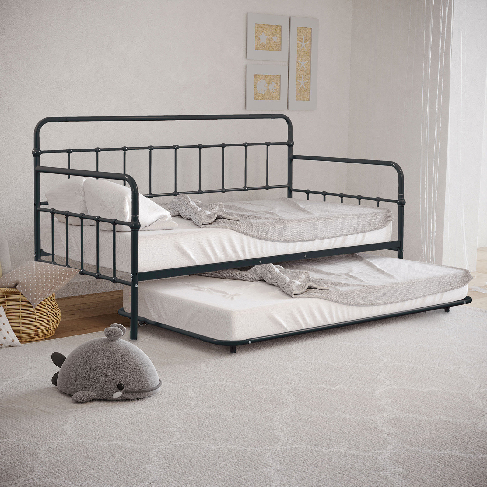 August Grove® Djordi Daybed With Trundle | Wayfair