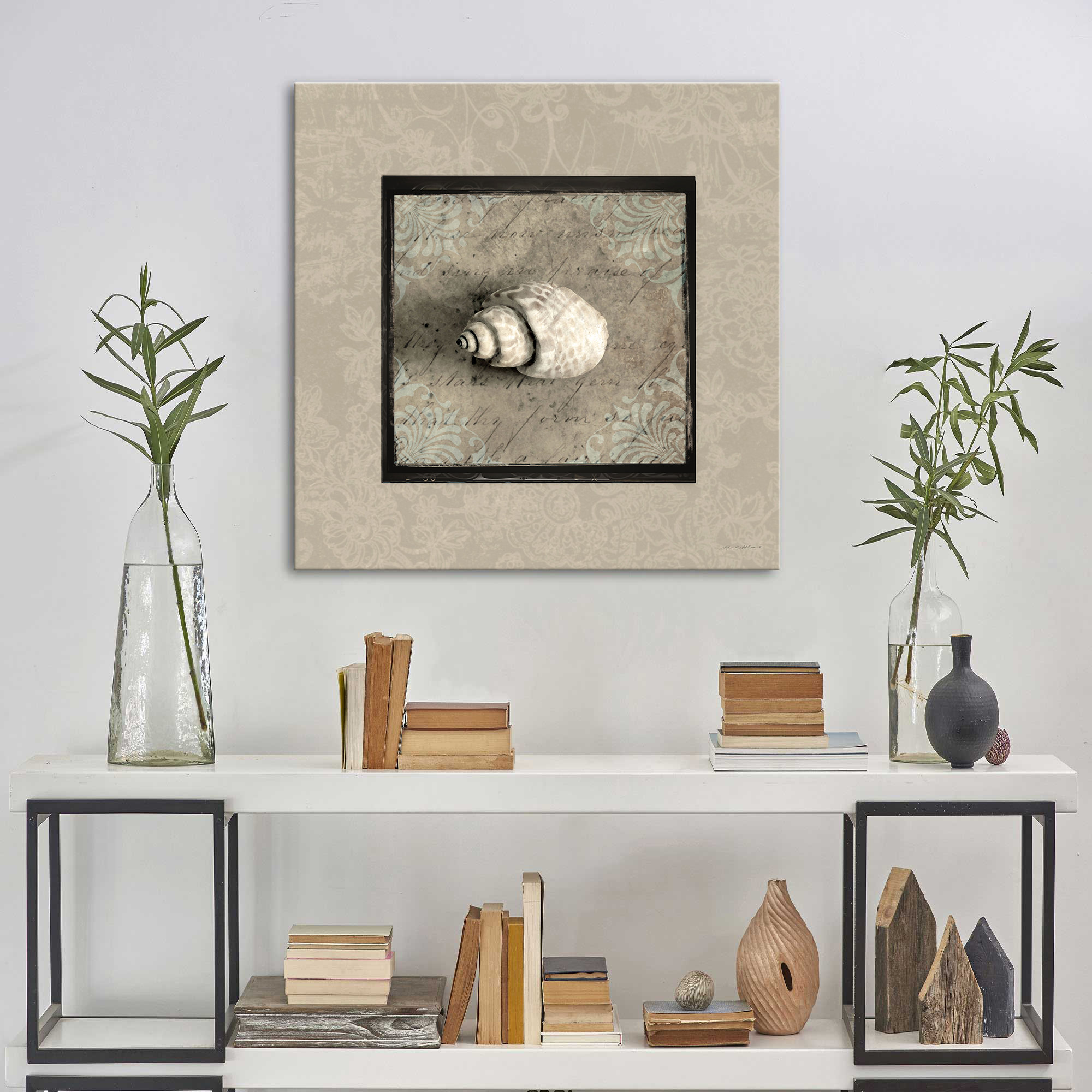 Winston Porter "Fancy Shell I" by Rhonda Addison Print on Canvas | Wayfair