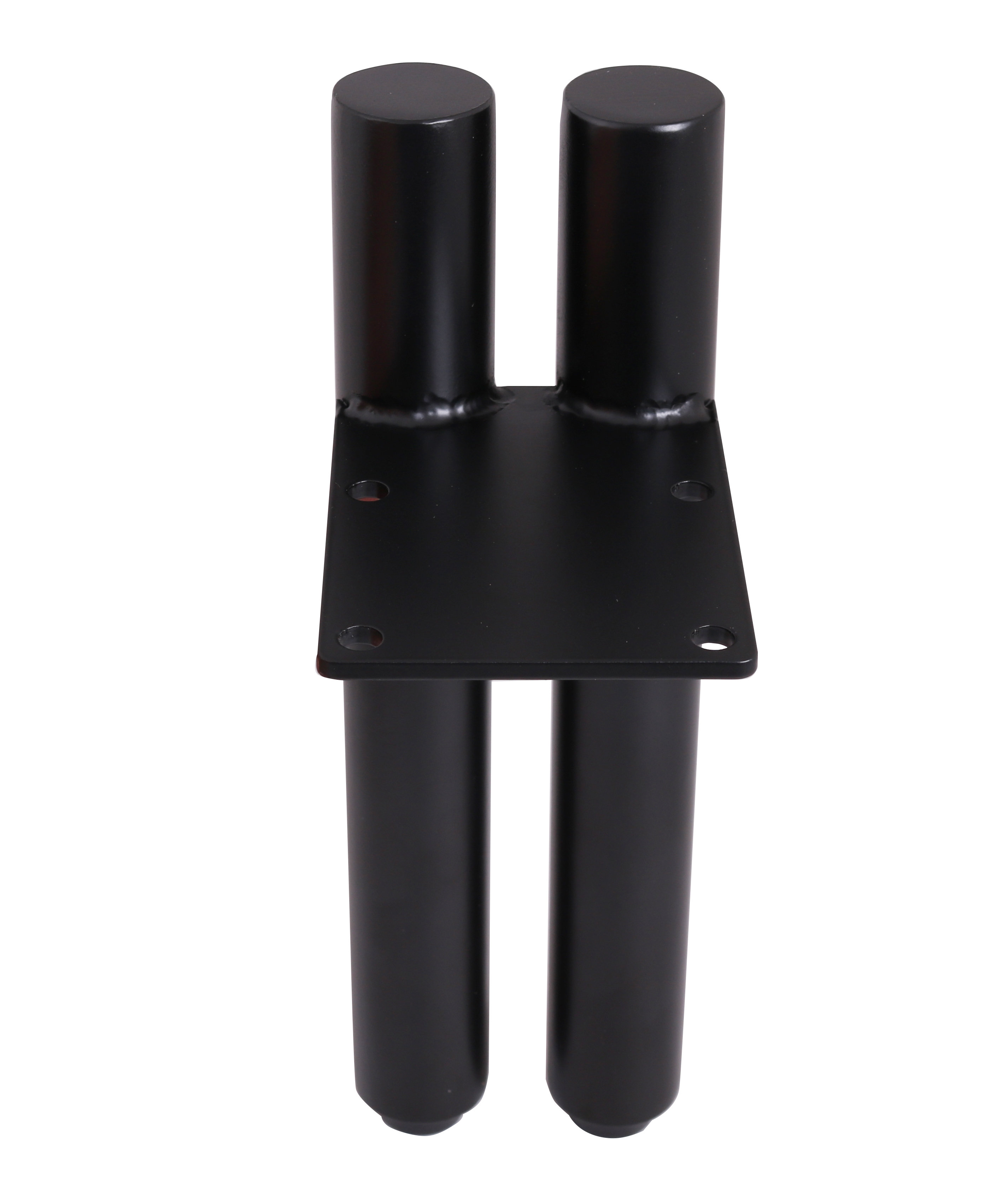 eclover 4pcs X 8'' Black Metal Furniture Legs, Modern Straight Style ...