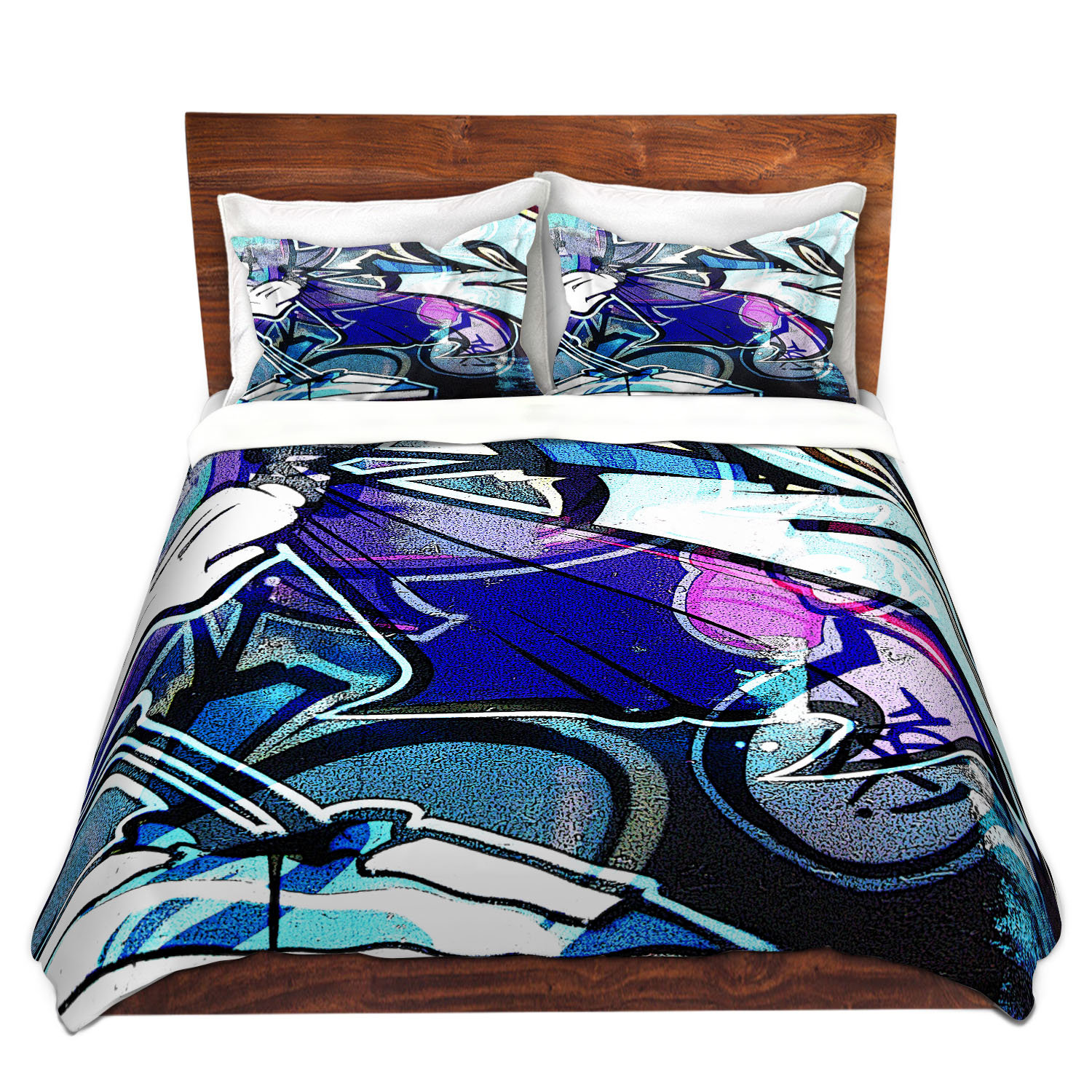 DiaNoche Designs Graffiti Duvet Cover Set | Wayfair