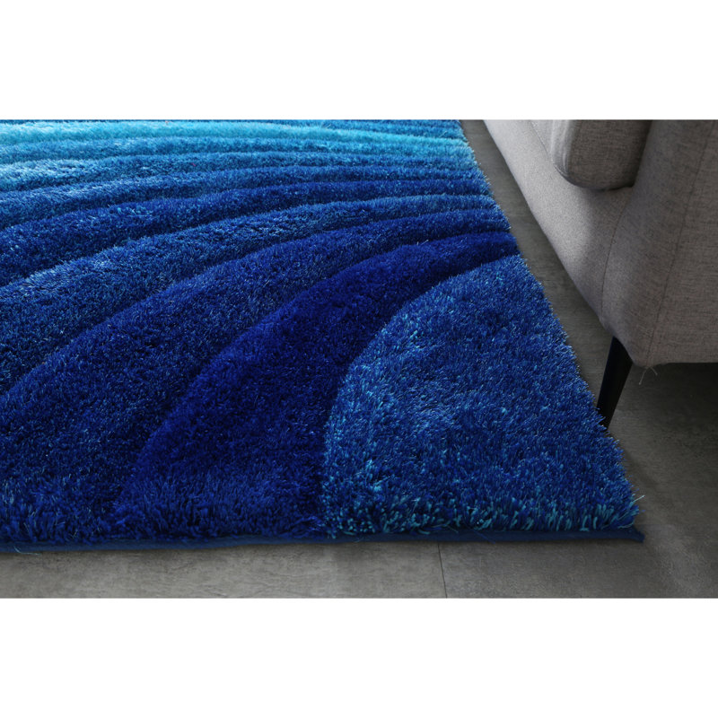 Wrought Studio™ "3D Shaggy" Hand Tufted Area Rug | Wayfair