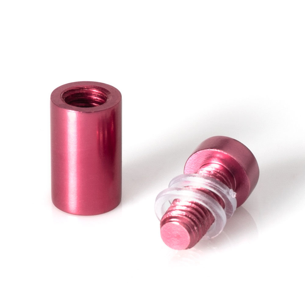 Outwater Sign Standoff 1/2" Diameter X 3/4" Barrel Length Rosy Pink ...