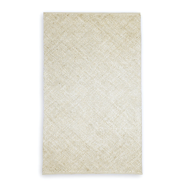 Tufty Home Flatweave Jute/Sisal Abstract Area Rug in Bleach | Perigold