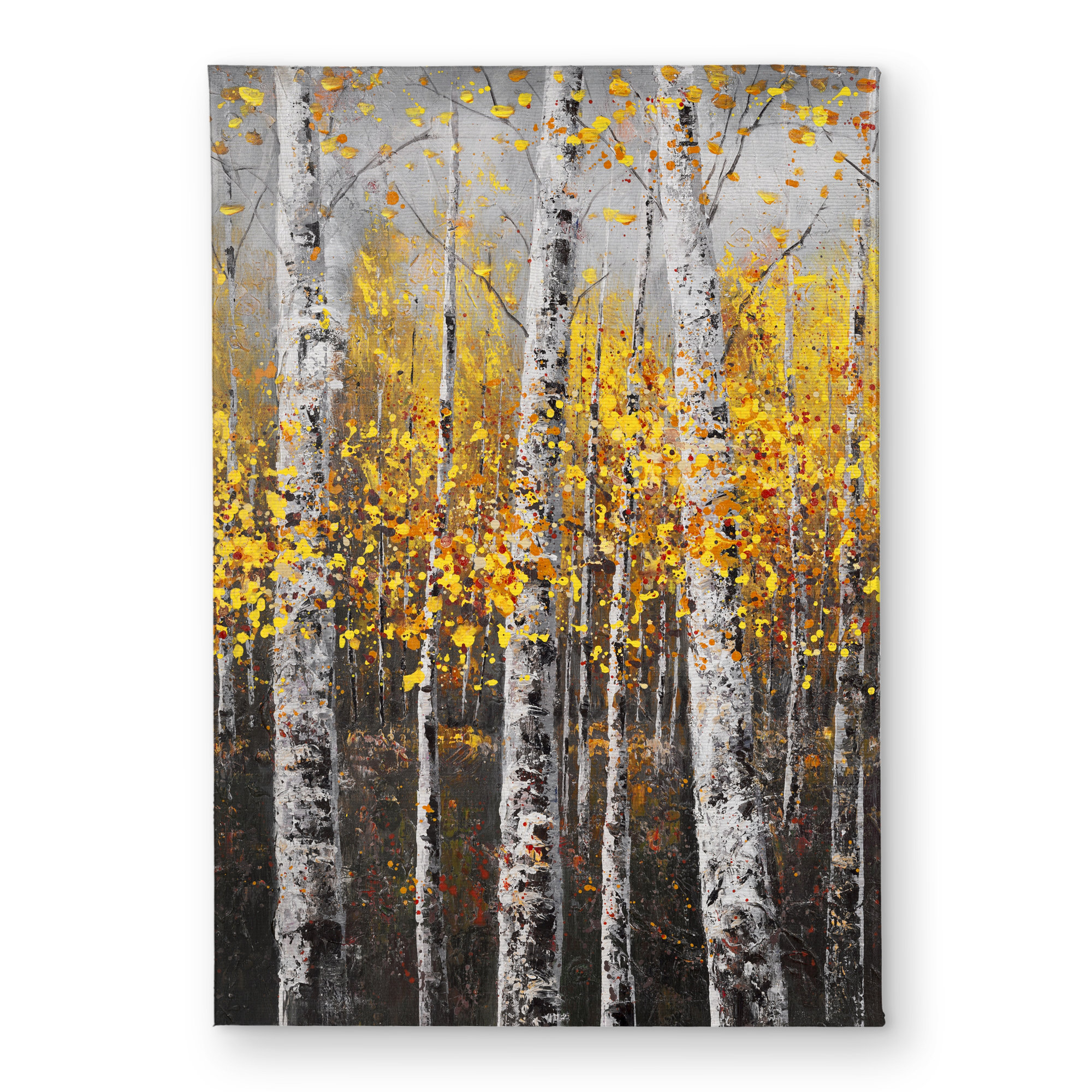 Begin Edition International Inc. Sunny Birch Trees Door Mat ...