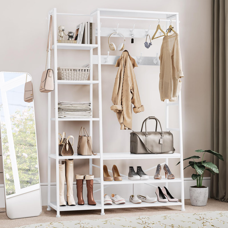 Ebern Designs Metal Freestanding Coat Rack | Wayfair.co.uk