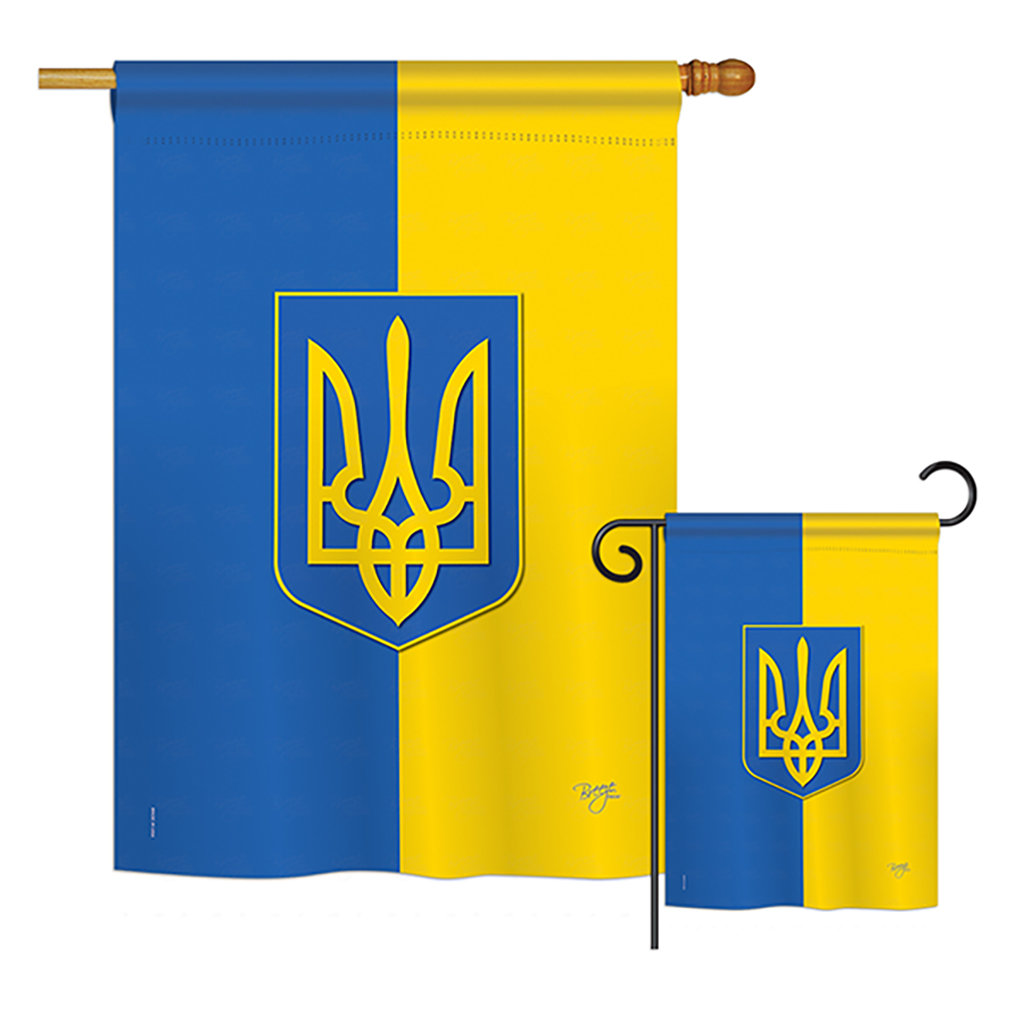 Trinx 2 Piece Ukraine of the World Nationality Impressions Decorative ...