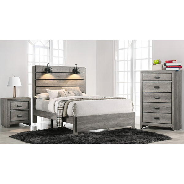 Millwood Pines Elisabet 3 Piece Bedroom Set | Wayfair