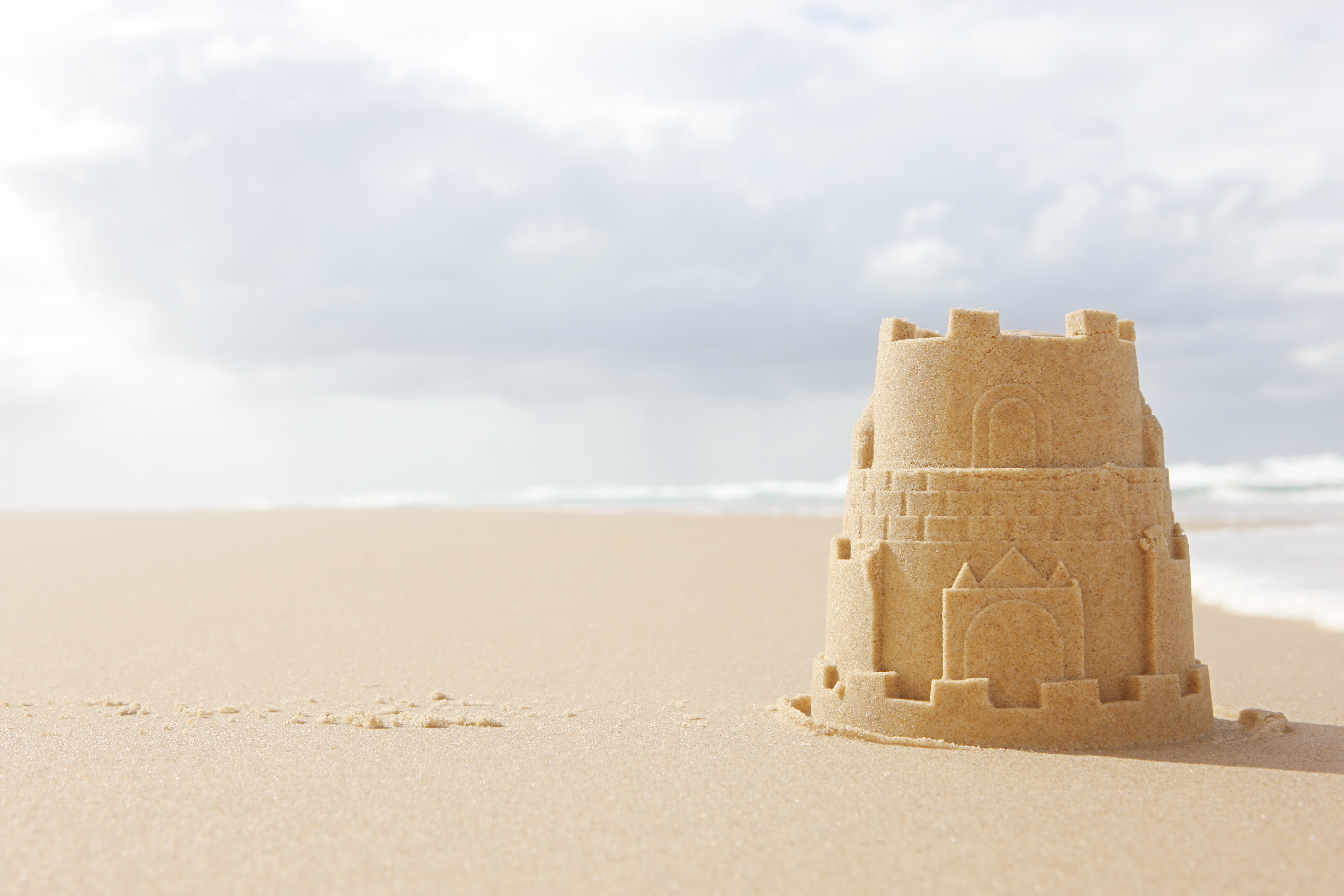 Beachcrest Home™ Solitary Sandcastle by Hidesy | Wayfair