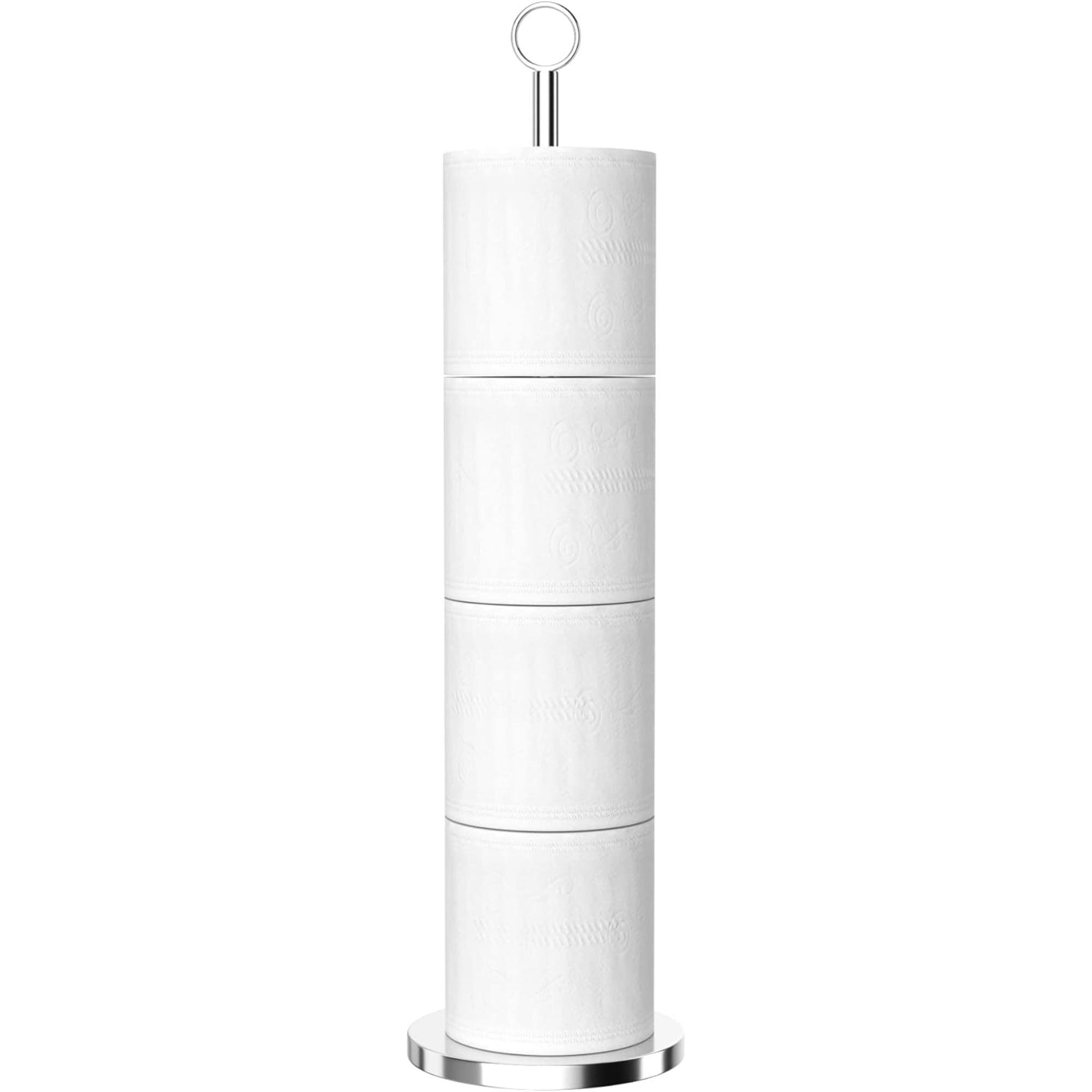 Textiles Hub Toilet Paper Holder Stand(With Reserve Function), Free ...