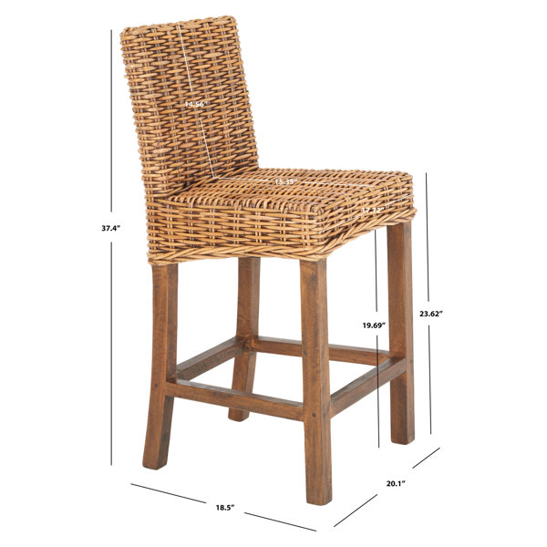 Bayou Breeze Normandie 29.50" Bar Stool & Reviews | Wayfair