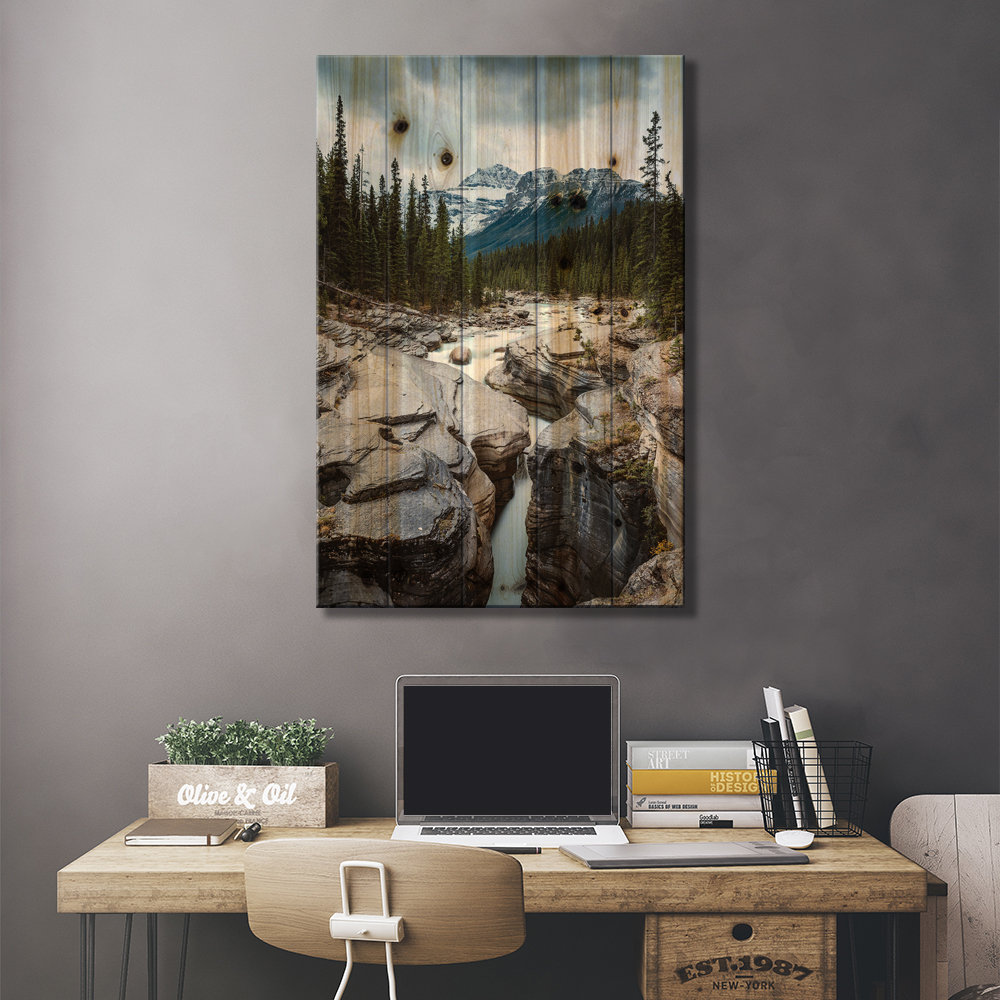 Loon Peak® Mistaya Canyon in the Rockies by Matteo Colombo - Unframed ...