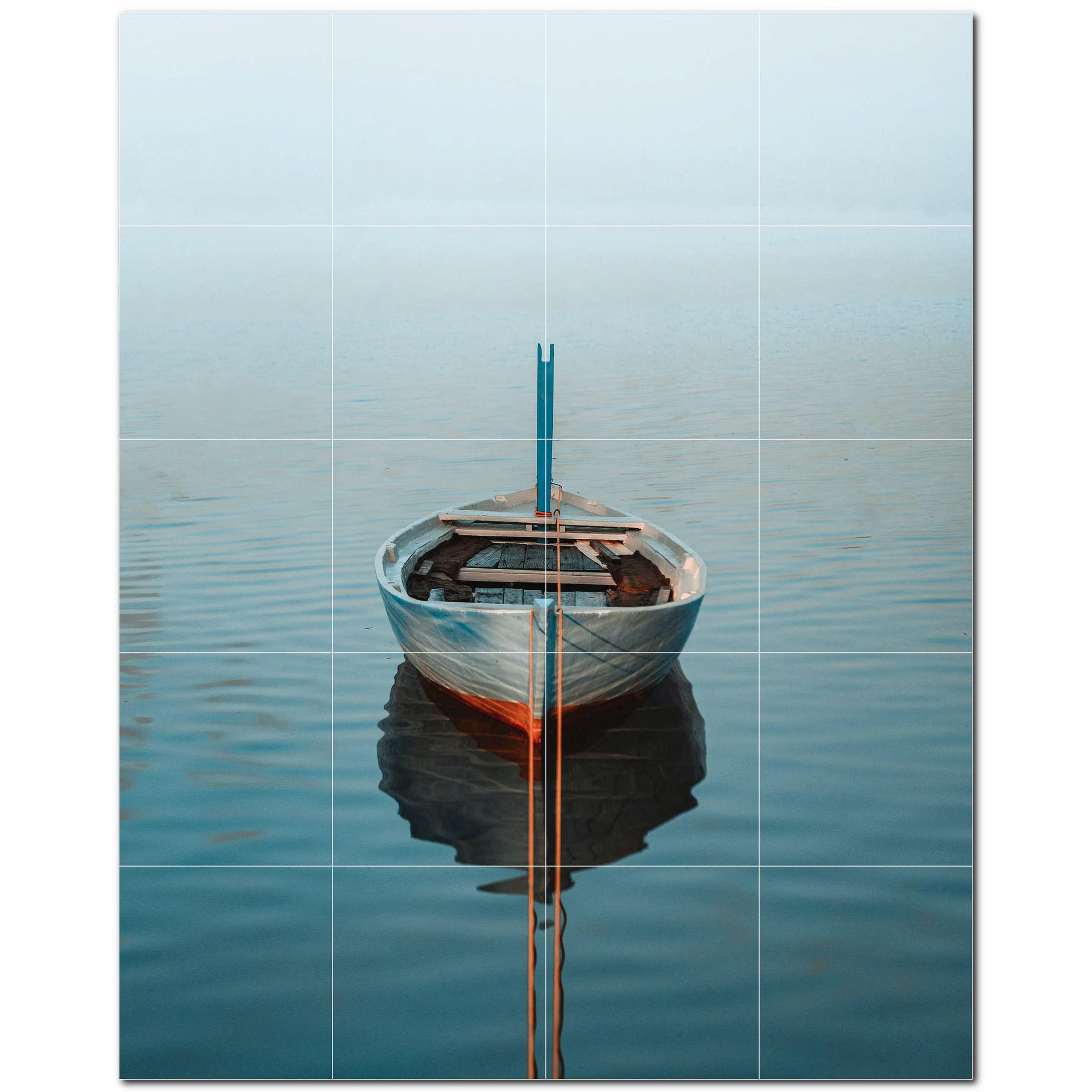 Picture-Tiles.com 24" x 30" Ceramic Boat Photo Decorative Mural Tile ...