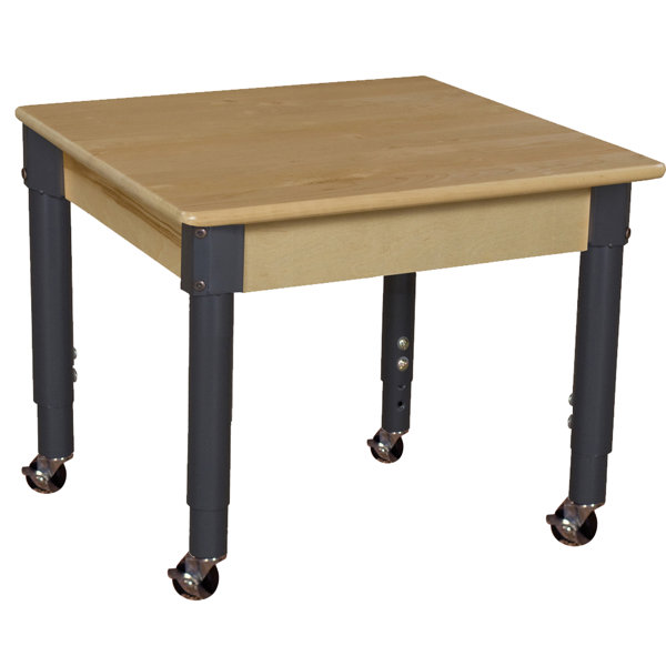 Wood Designs Adjustable Height Square Activity Table & Reviews | Wayfair