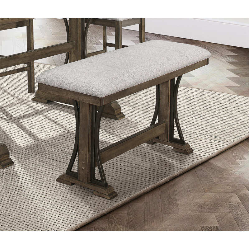 Red Barrel Studio® Elegant Transitional Counter Height Bench With ...