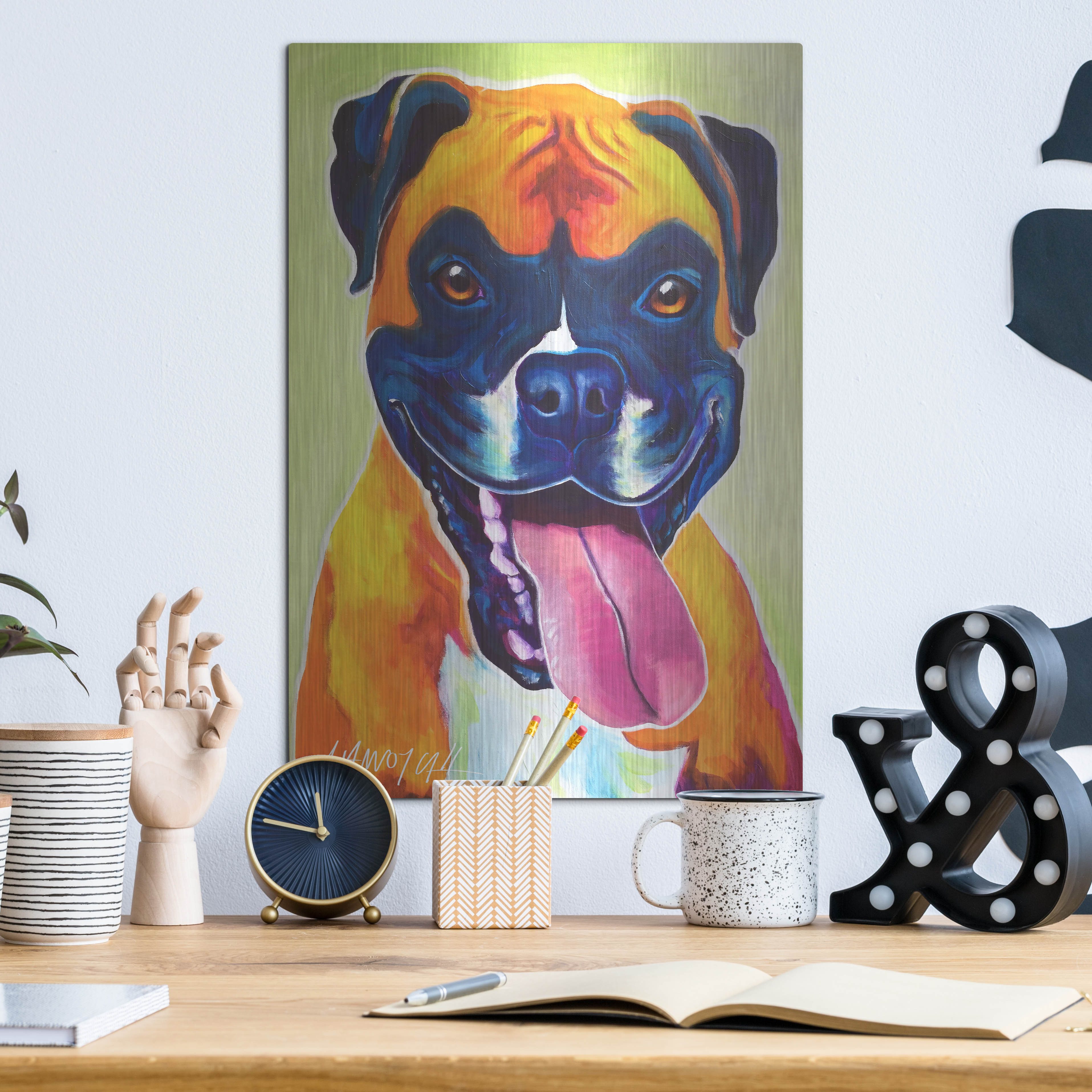 Red Barrel Studio® " Boxer - Bear " by Dawg Painter | Wayfair