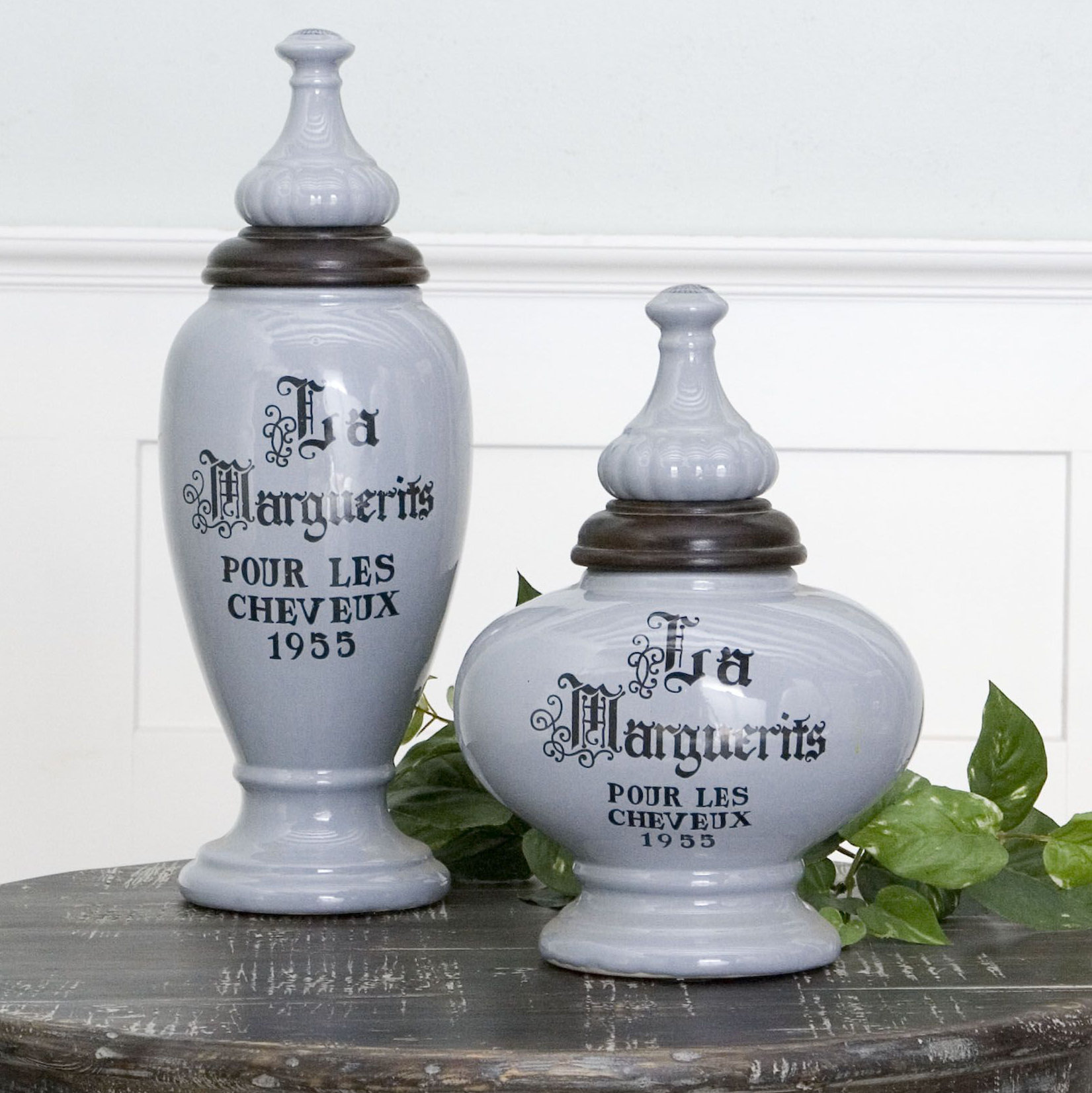 Uttermost 2 Piece La Marguerits Decorative Canister Set - Wayfair Canada