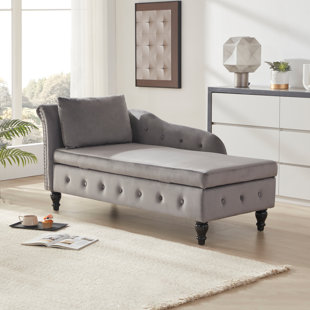 Grey Chaise Lounge Chairs You'll Love | Wayfair