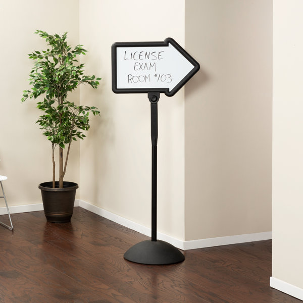 Safco Products Write Way® Freestanding Dry Erase Magnetic Plastic ...