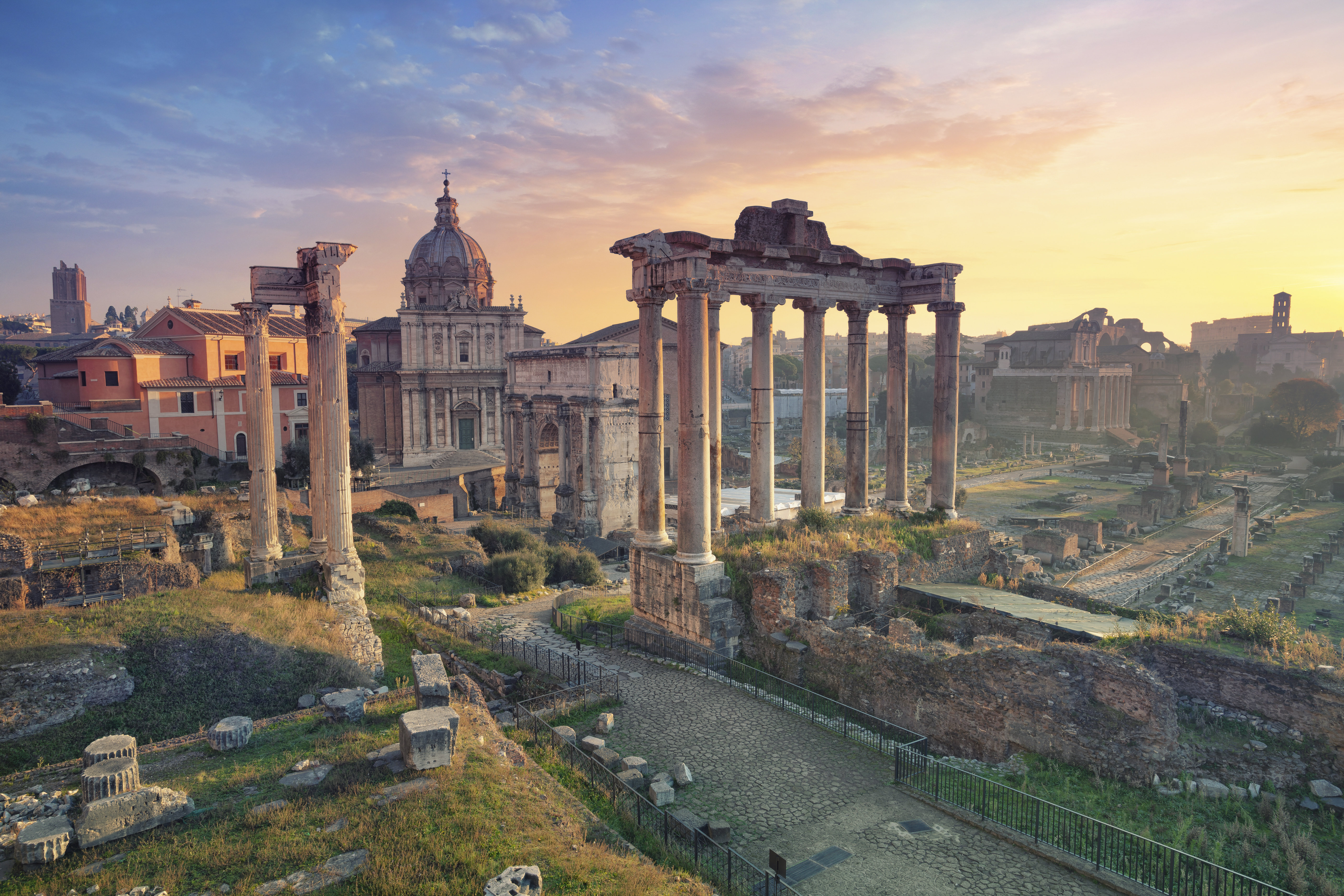17 Stories Roman Forum by Rudybalasko - Wrapped Canvas Photograph ...