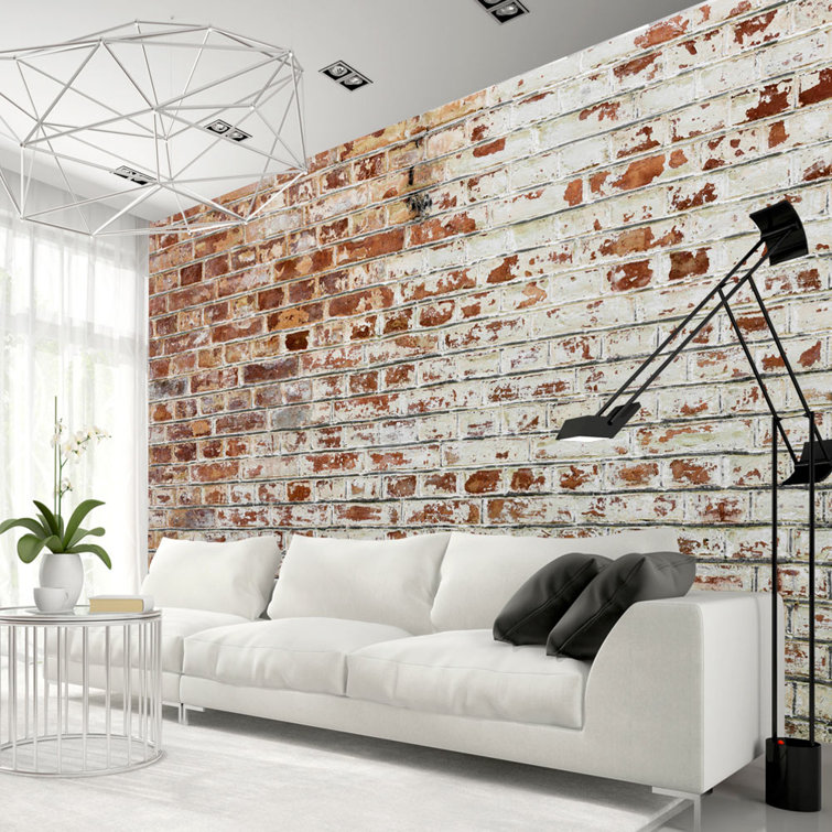 East Urban Home Brick Wall Mural | Wayfair