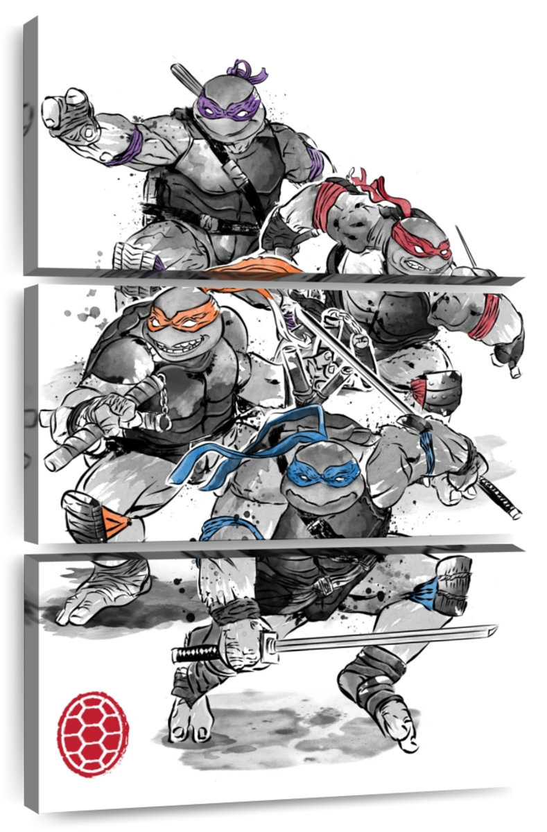 Trinx Keiraleigh Ninja Turtles Sumi-E | Wayfair