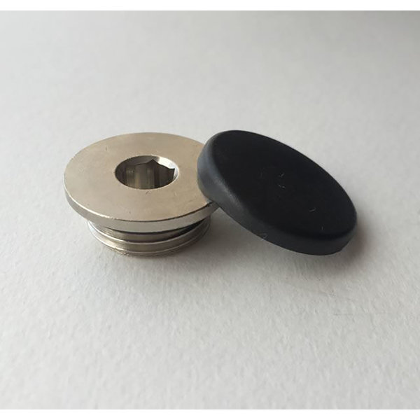 Symple Stuff Concealed Blanking Plug & Cover Cap - Black | Wayfair.co.uk