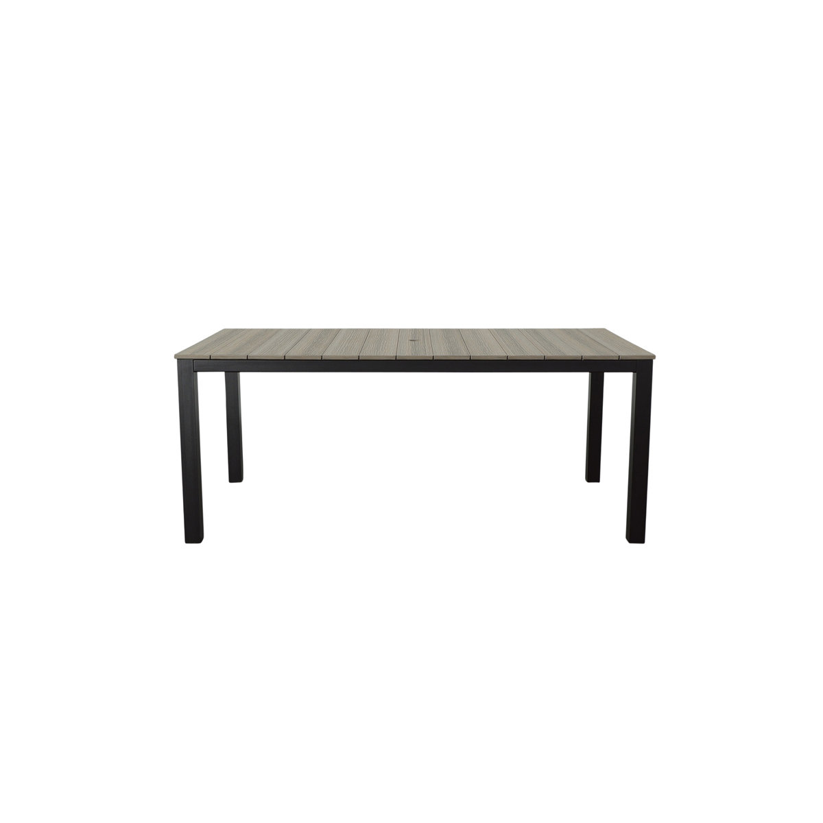 TANGENTWOOD Park City Dining Table with All-Weather Woodgrain HDPE ...