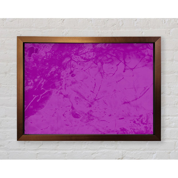 Ivy Bronx Purple On Purple Framed Print | Wayfair.co.uk