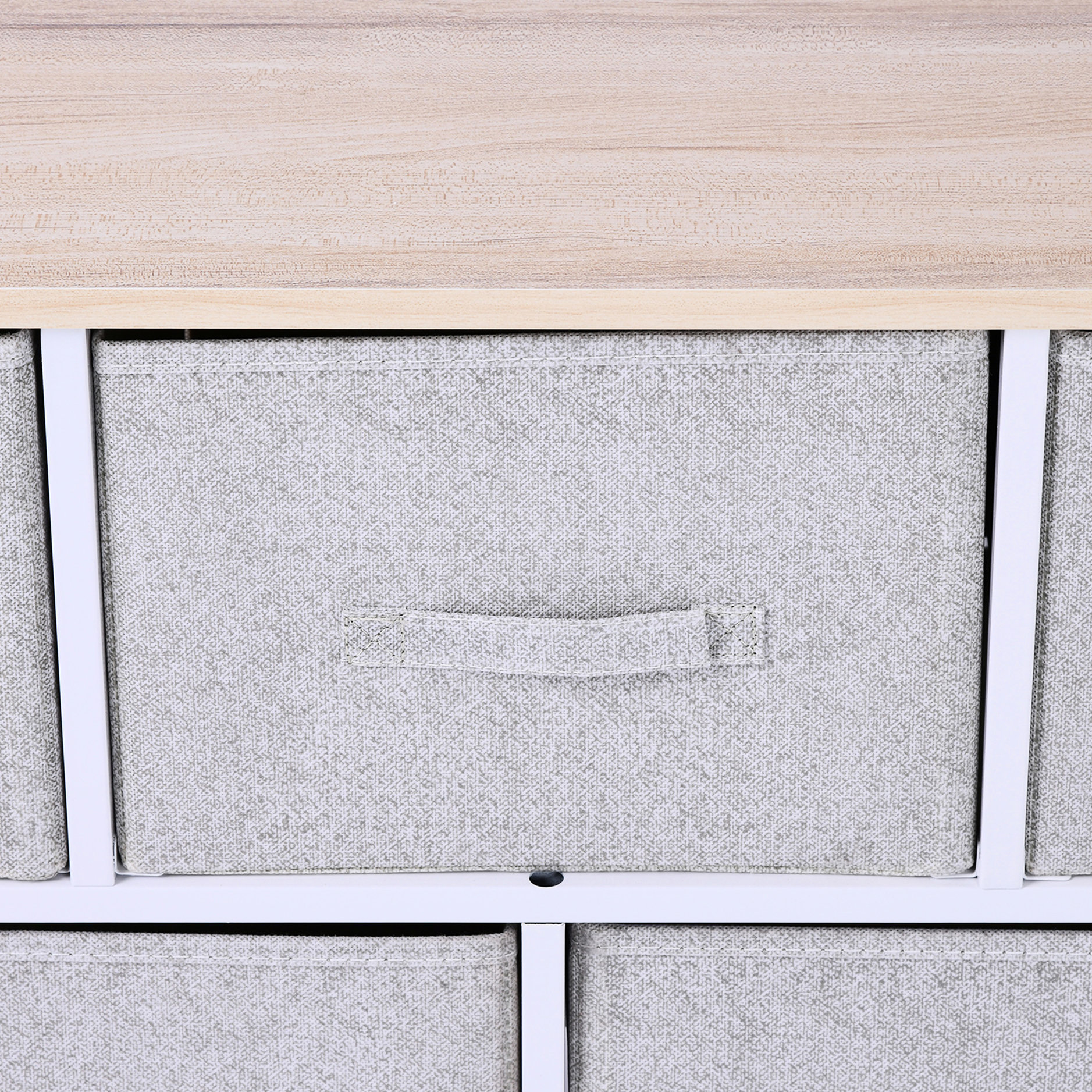 Ebern Designs Grey Storage Cube Unit - 5 Drawers For Various Household ...