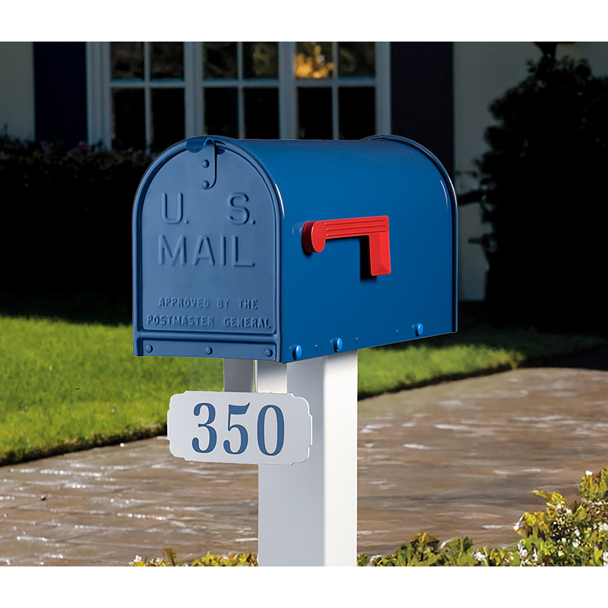 Gaines Manufacturing, Inc Janzer Mailbox - Textured Black | Wayfair