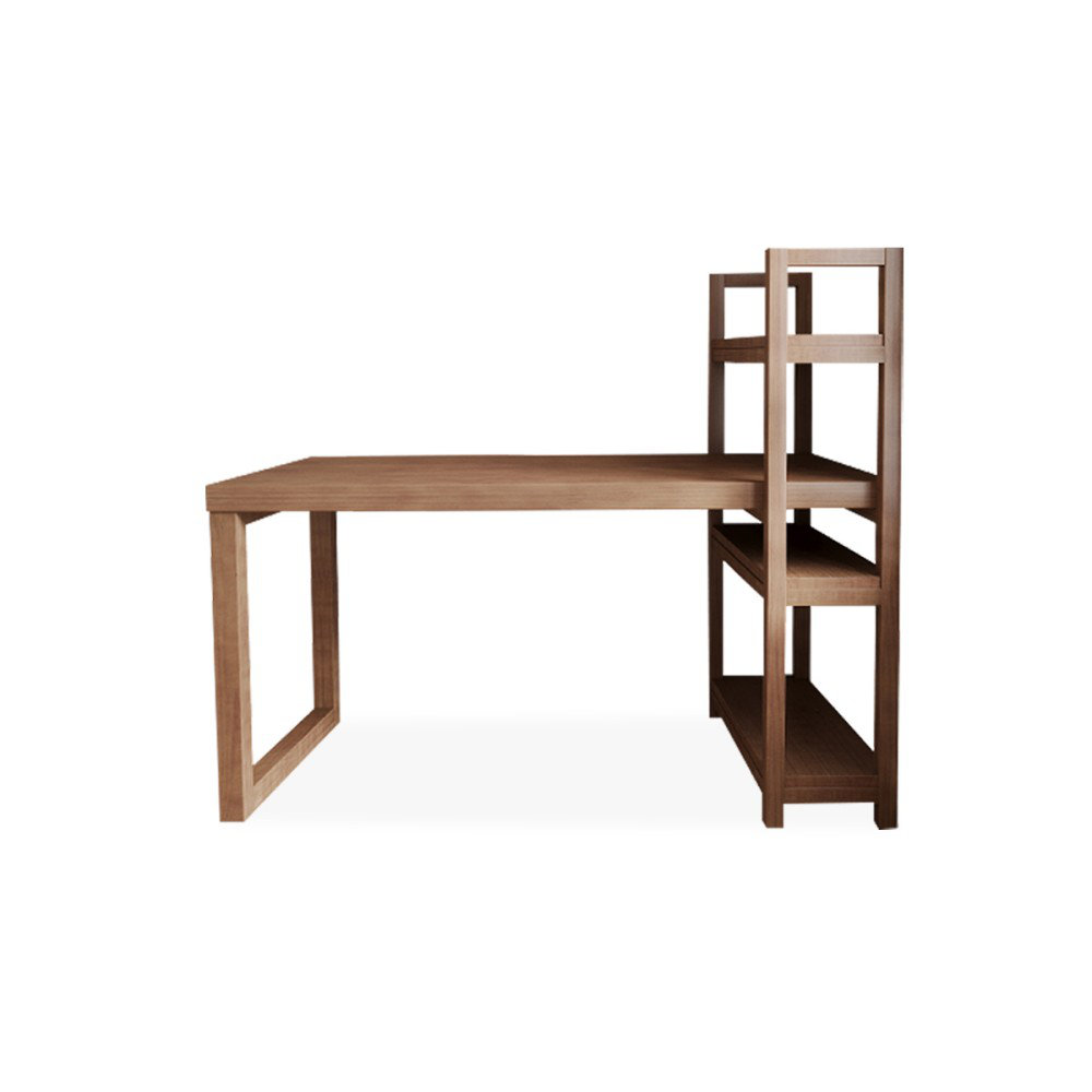 Cozynest 78.74"Walnut Rectangular Solid Wood desks - Wayfair Canada