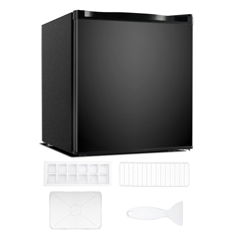 Simzlife 1.6 Cu. Ft. Freestanding Mini Fridge With Freezer for Dorm ...