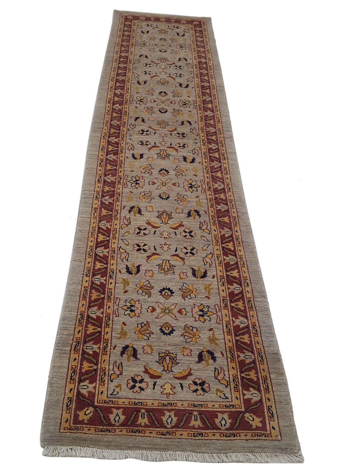 Isabelline Davey Hand Knotted 3x12 Bone Runner | Wayfair