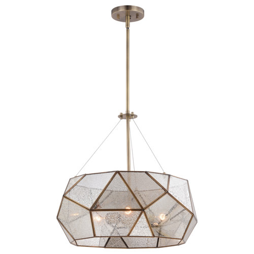 Greyleigh™ Alexander - Light Aged Brass Single Pendant & Reviews | Wayfair