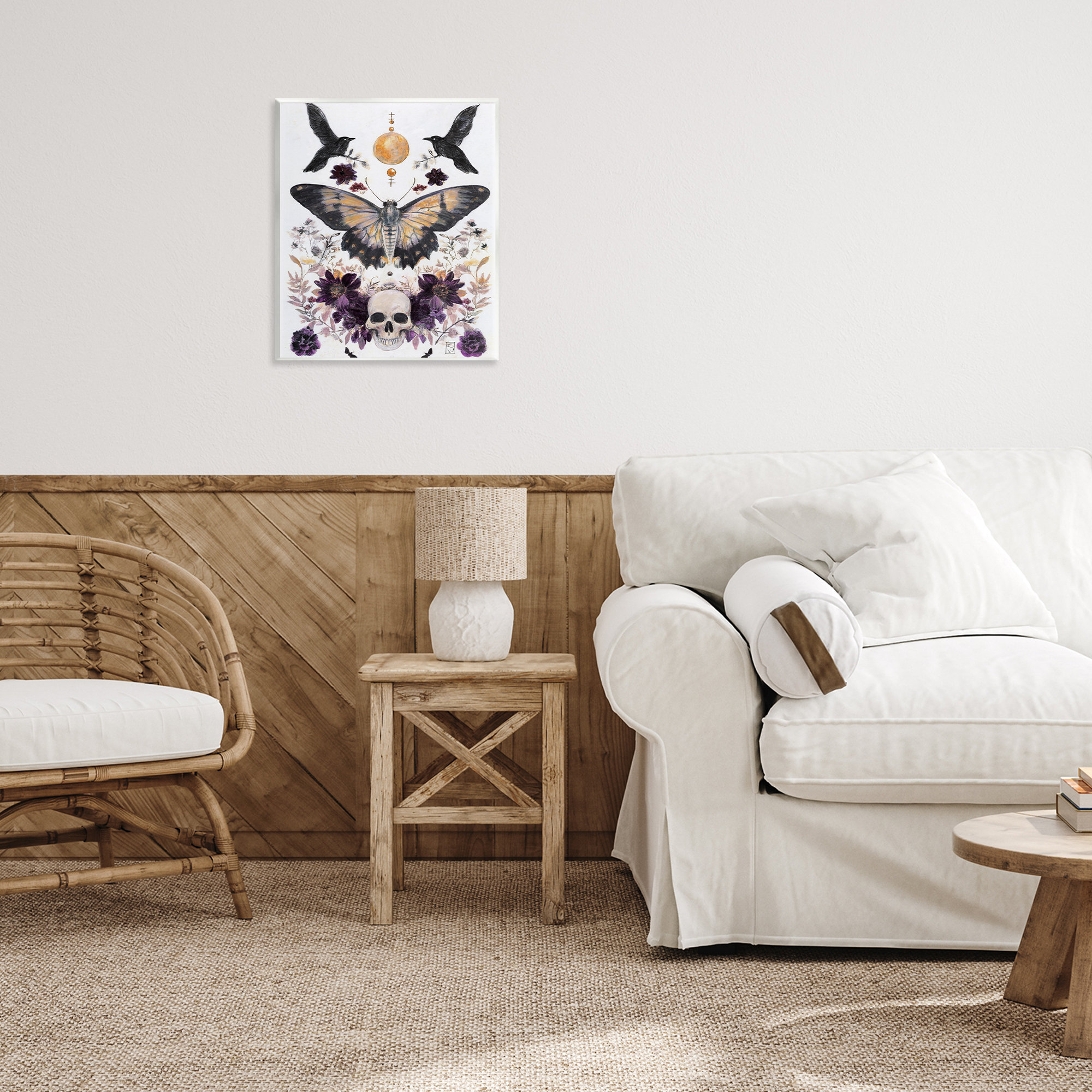 Dakota Fields Gothic Tarot with Moth Wall Plaque, design by Sara ...