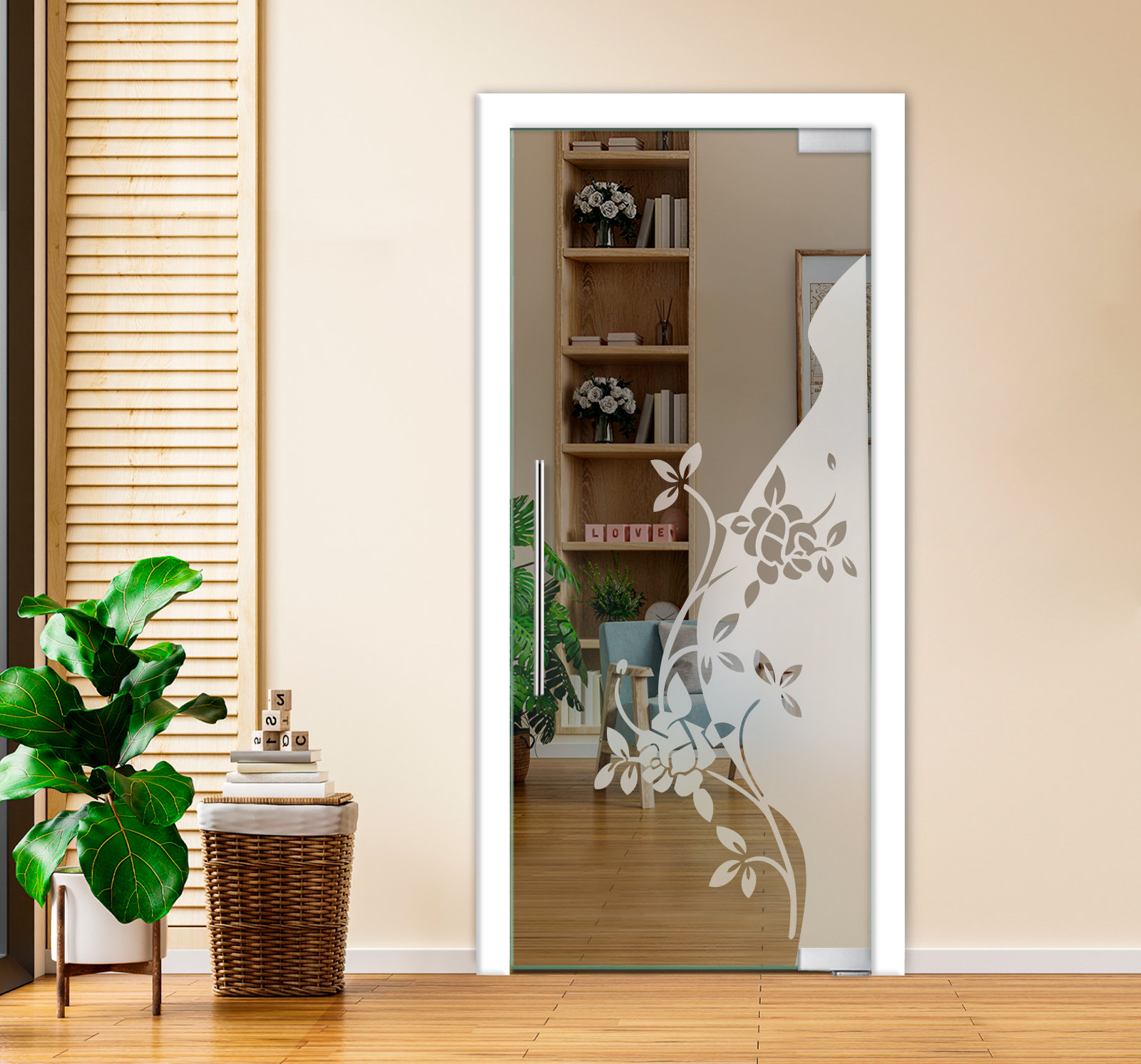 Glass-Door.us Pivot Glass Door With Self Closing Pivot Hinges | Wayfair