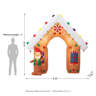 The Holiday Aisle® 8FT Lighted Gingerbread House Inflatable Decor | Wayfair