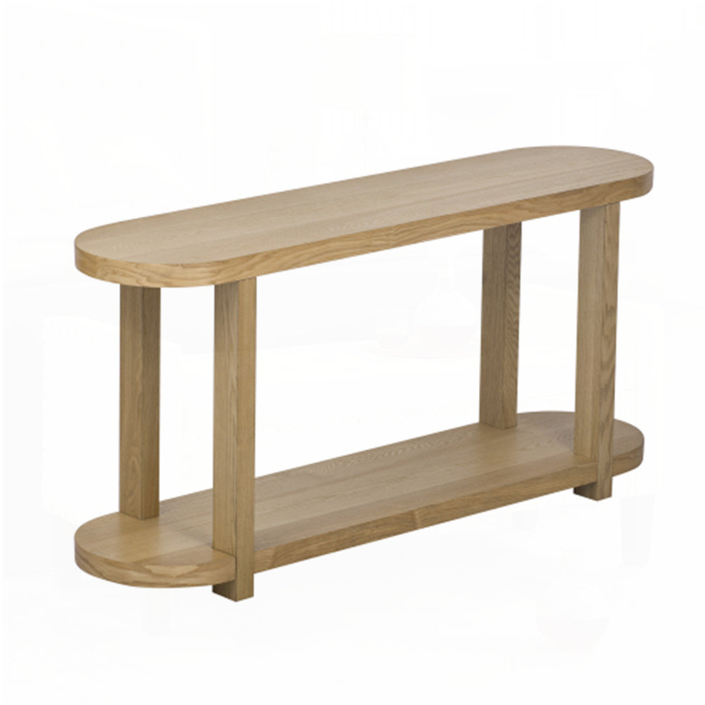 George Oliver Modern Entryway Table With Streamlined Desktop Design ...
