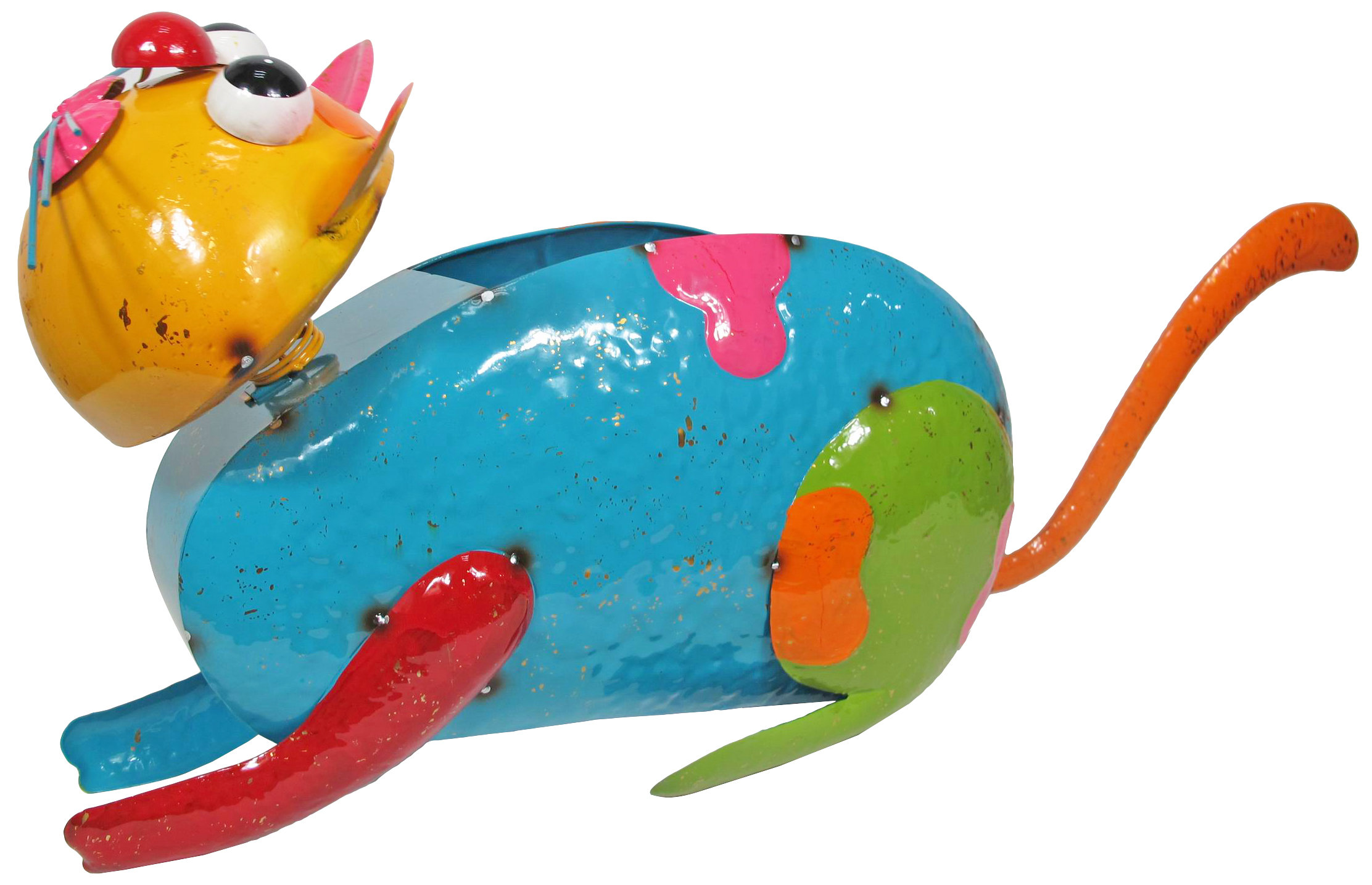 Trinx Andri Giant Metal Cat Statue Planter | Wayfair